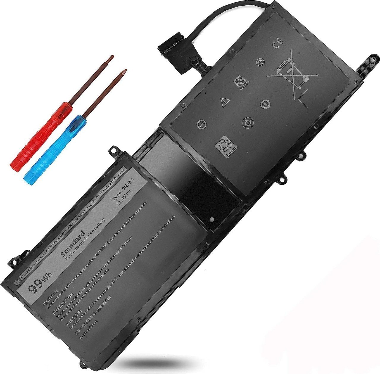 DELL 9NJM1 BATTERIE ORDINATEUR PORTABLE POUR LAPTOP DELL ALIENWARE 17 ...